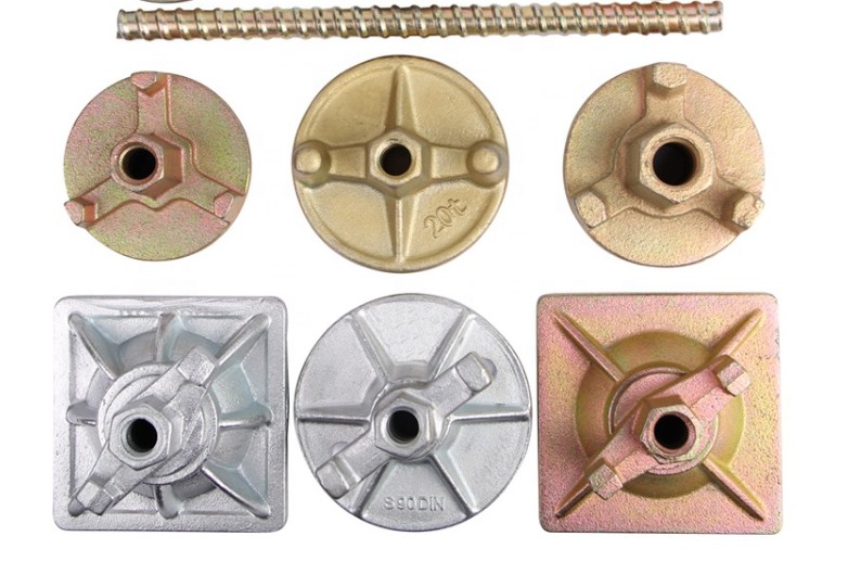 Concrete Wall Formwork Tie Rod System Ductile Wing Nut Anchor Nut 15mm ...